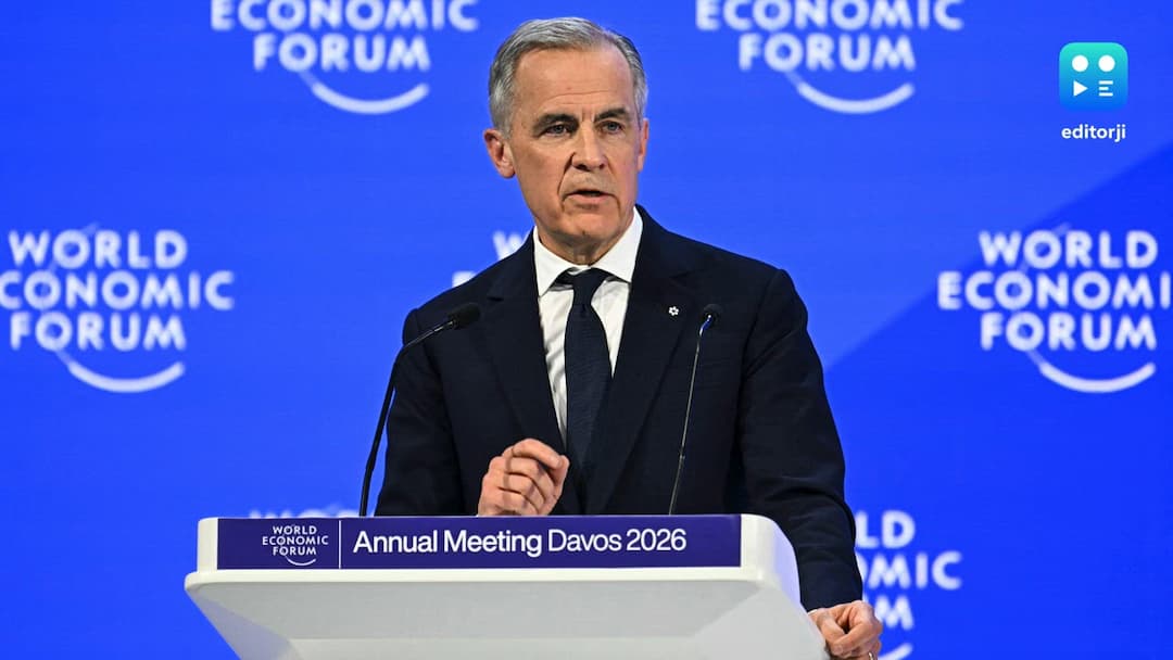 Trump departs for Davos forum again after switching to new plane | Editorji