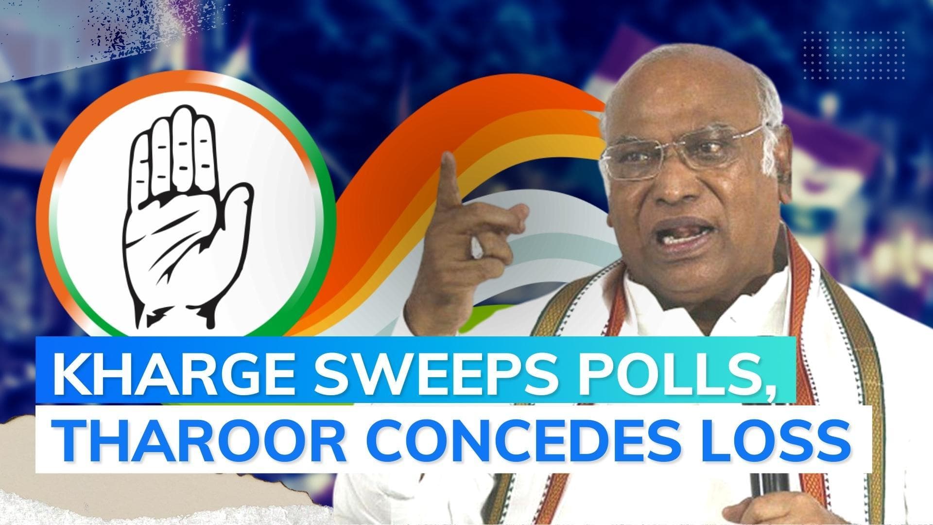 Mallikarjun Kharge wins Congress Presidential poll | Editorji