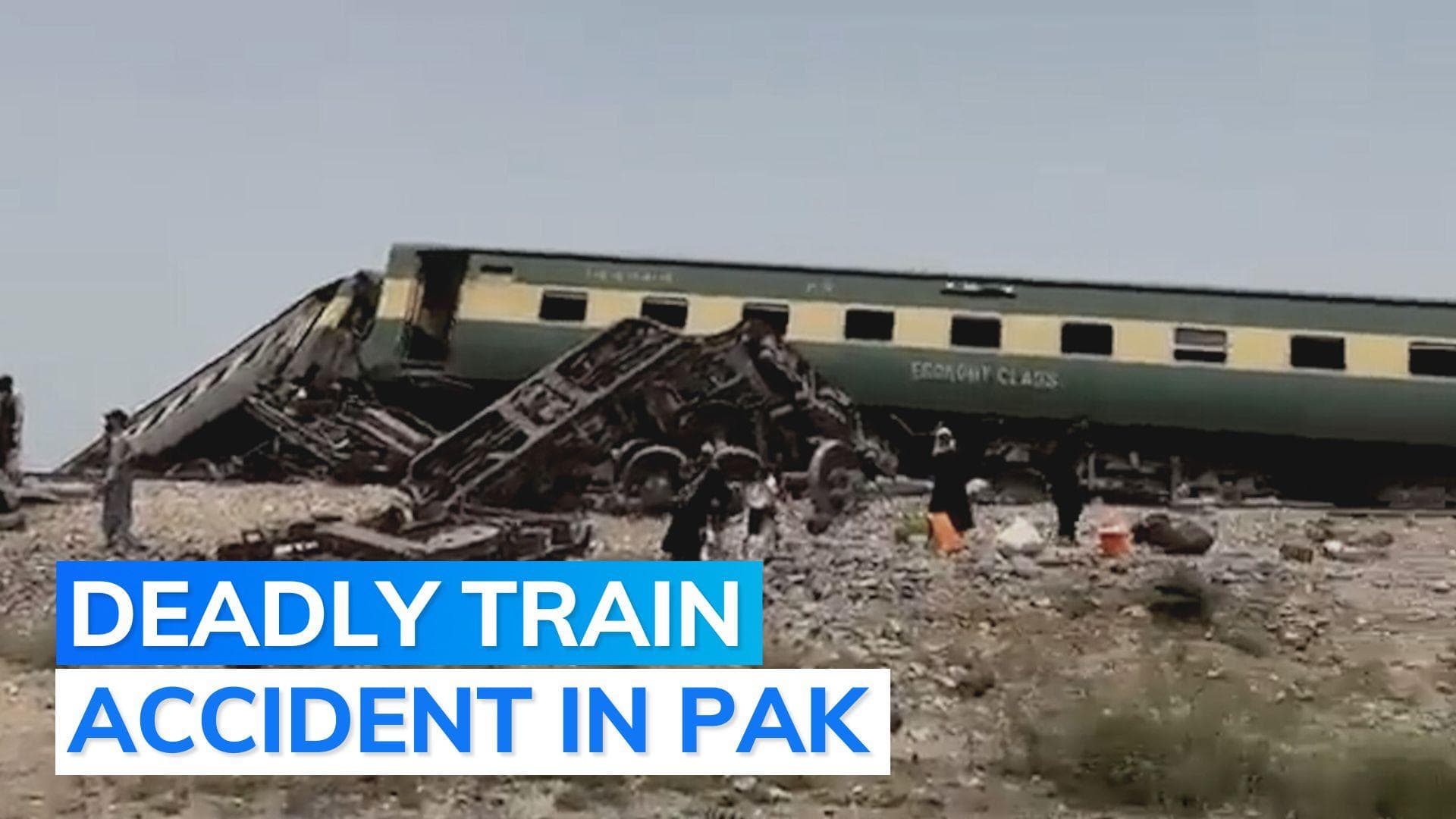 Passenger train derails in Pakistan, 15 dead, several injured | Editorji
