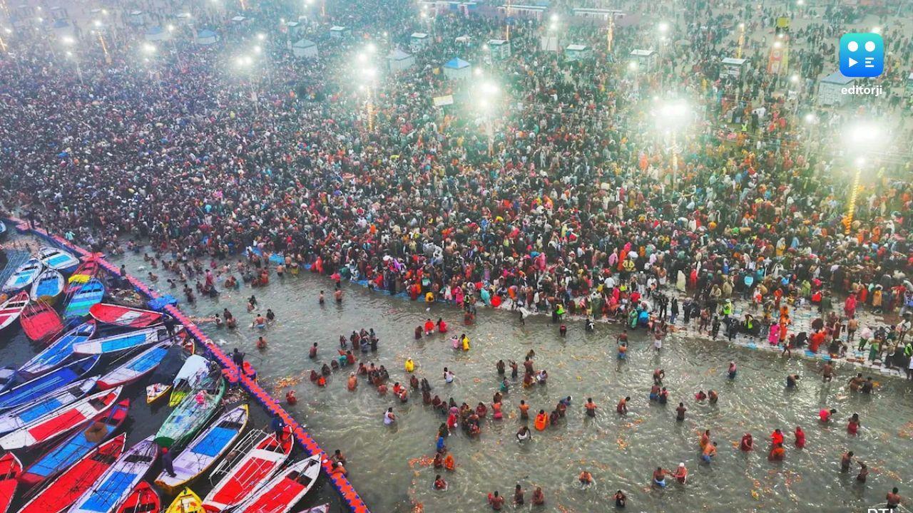 Satellite view of Mahakumbh: Before-and-after images of Prayagraj‘s ...