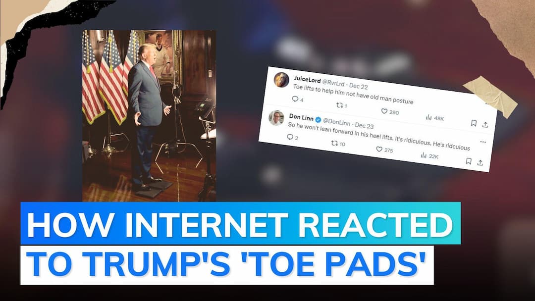 Donald Trump‘s ’toe pads‘ become highlight at Mar-a-Lago, internet ...