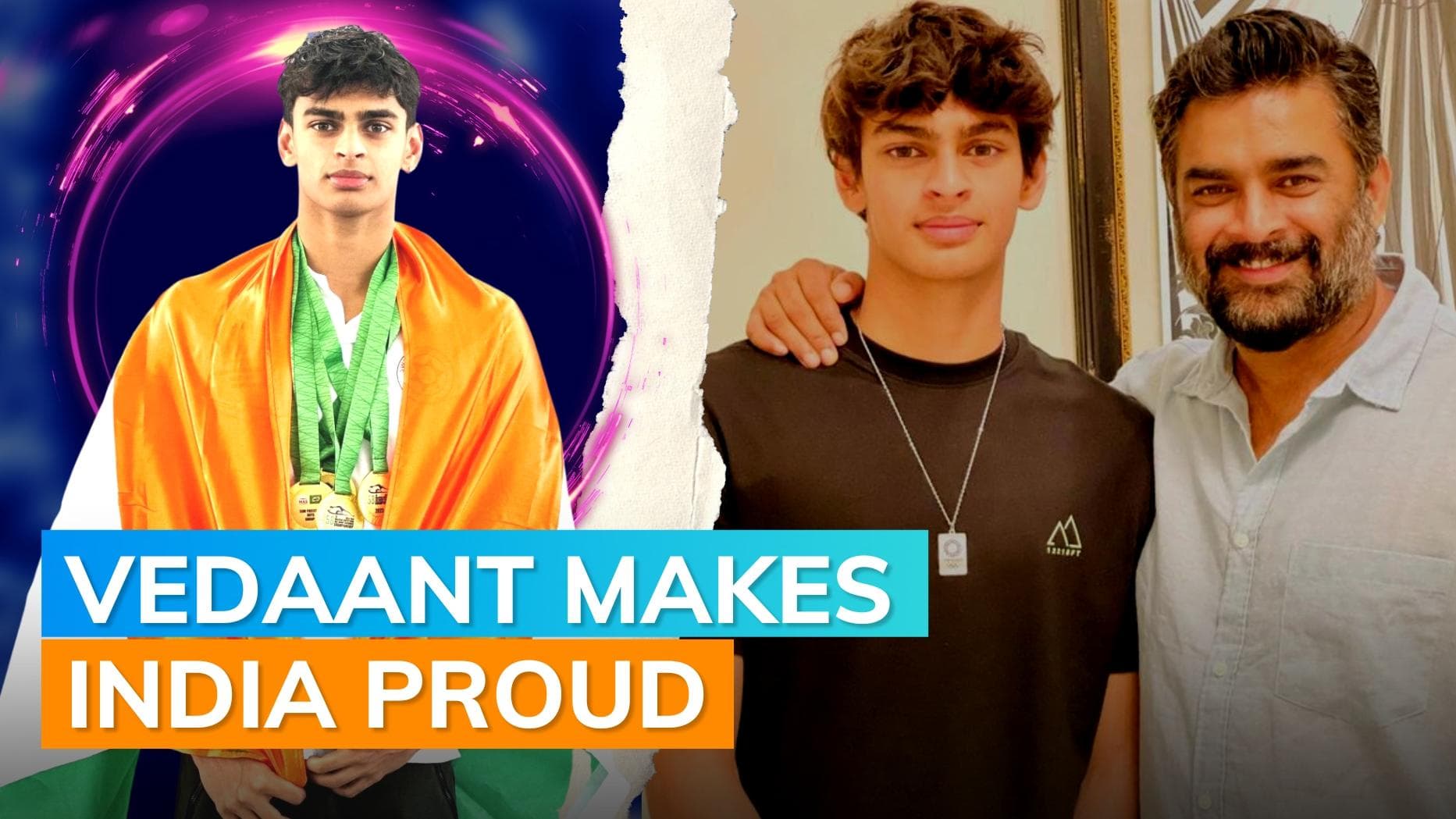 R Madhavan‘s son Vedaant bags ’5 gold medals for India‘ at swimming ...