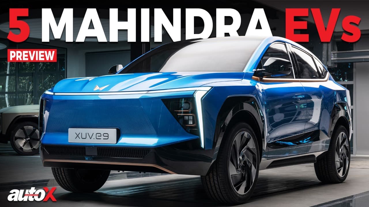 Mahindra Electric Cars XUV e8 , XUV e9 BE 05, BE 07 and BE 09 Details Revealed | 2022 | autoX ...