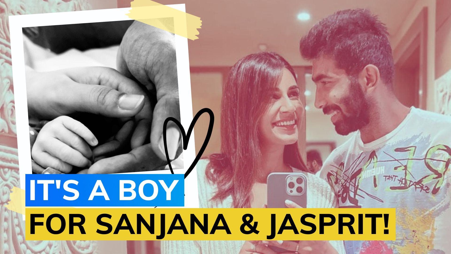 Indian pacer Jasprit Bumrah, wife Sanjana Ganesan welcome first child | Asia Cup 2023 | Editorji