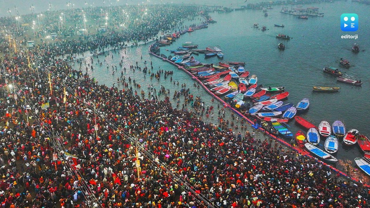 Satellite view of Mahakumbh: Before-and-after images of Prayagraj‘s ...